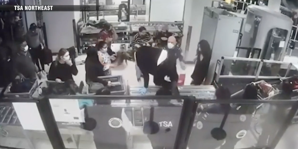 WATCH: TSA officer rushes to save 2-month-old baby who stopped ...