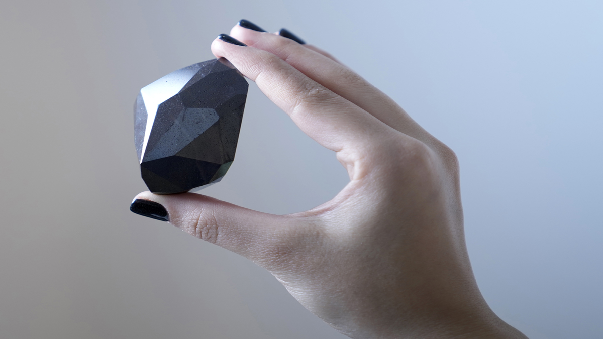 Out of this world: 555.55-carat black diamond lands in Dubai - Boston ...