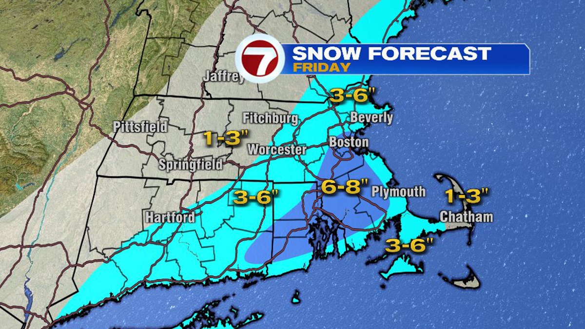 Winter storm warnings, advisories, watches issued in Mass. with up to 8 ...