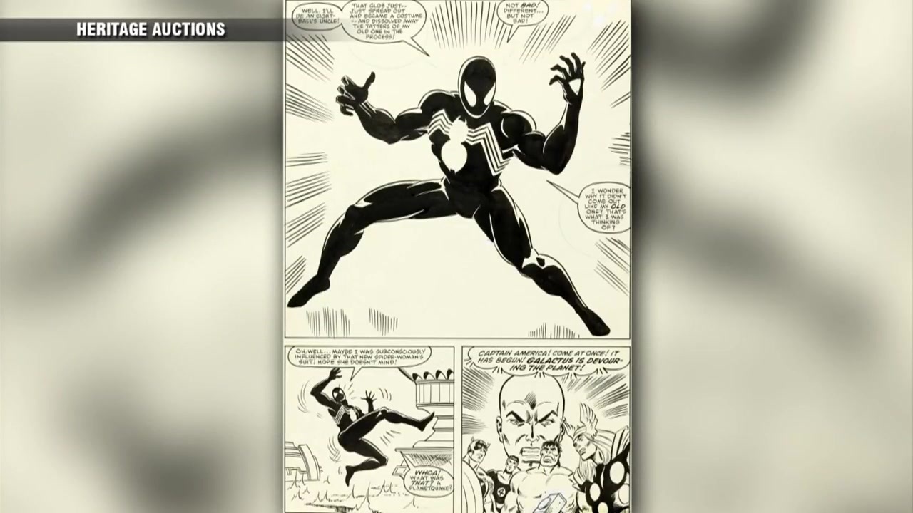 Spider-Man comic page sells for record $3.36M - Boston News, Weather ...
