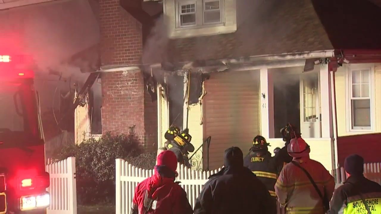 Crews rescue dog from Weymouth house fire - Boston News, Weather ...