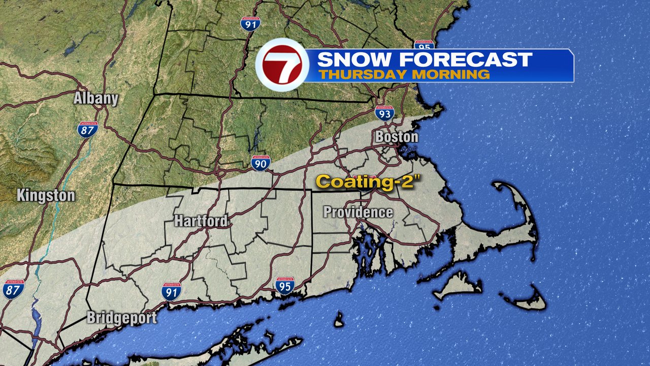 Windy Wednesday, Light Snow Thursday Morning - Boston News, Weather ...