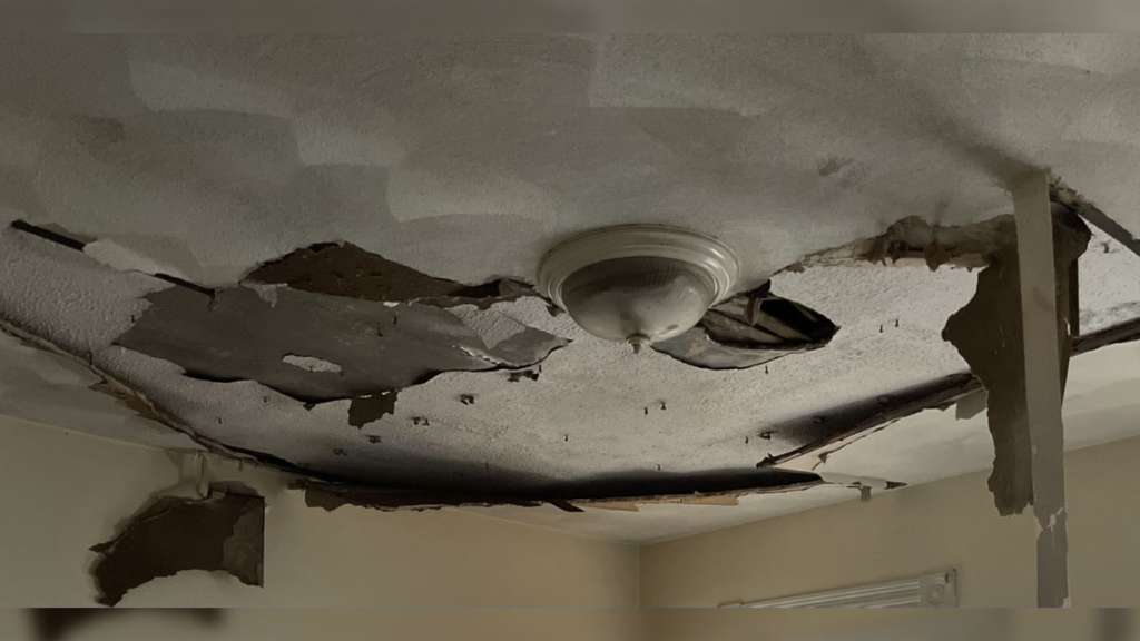 Pregnant woman hospitalized after ceiling collapses inside Dorchester ...