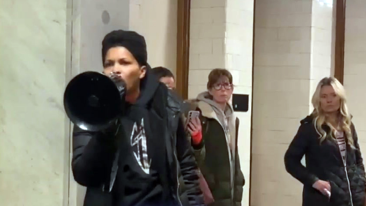 Protesters demanding public access to State House breach security ...