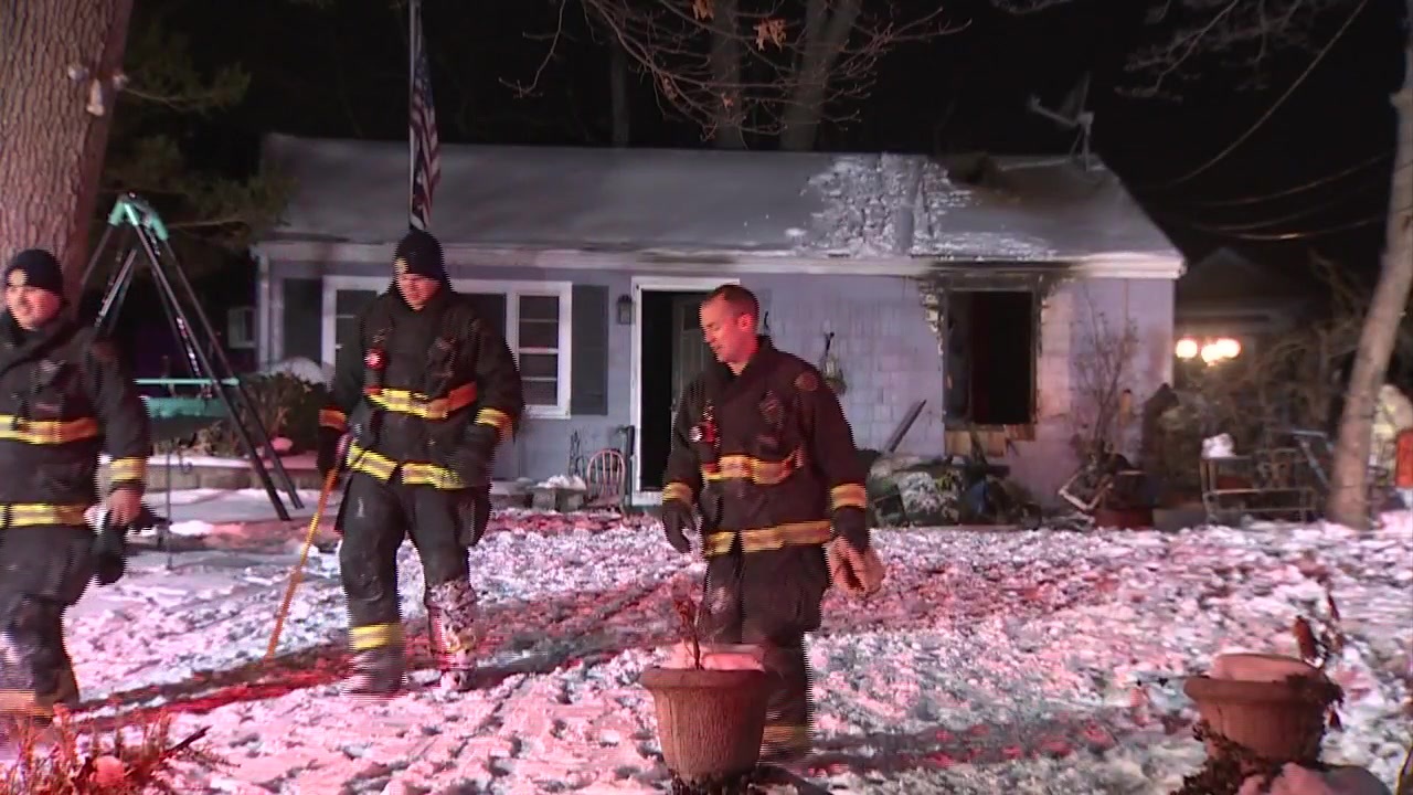 Firefighters battle Weymouth house fire - Boston News, Weather, Sports ...