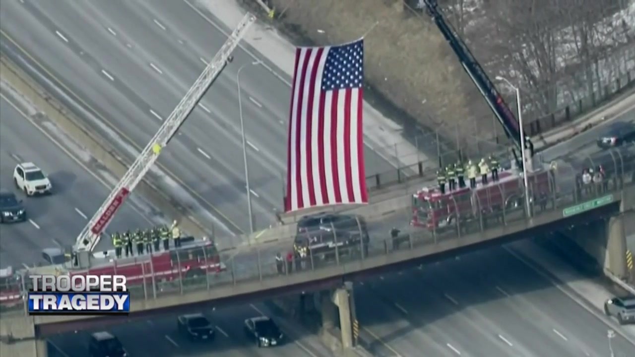 Procession held for Mass. State Police trooper killed in Stoneham crash ...