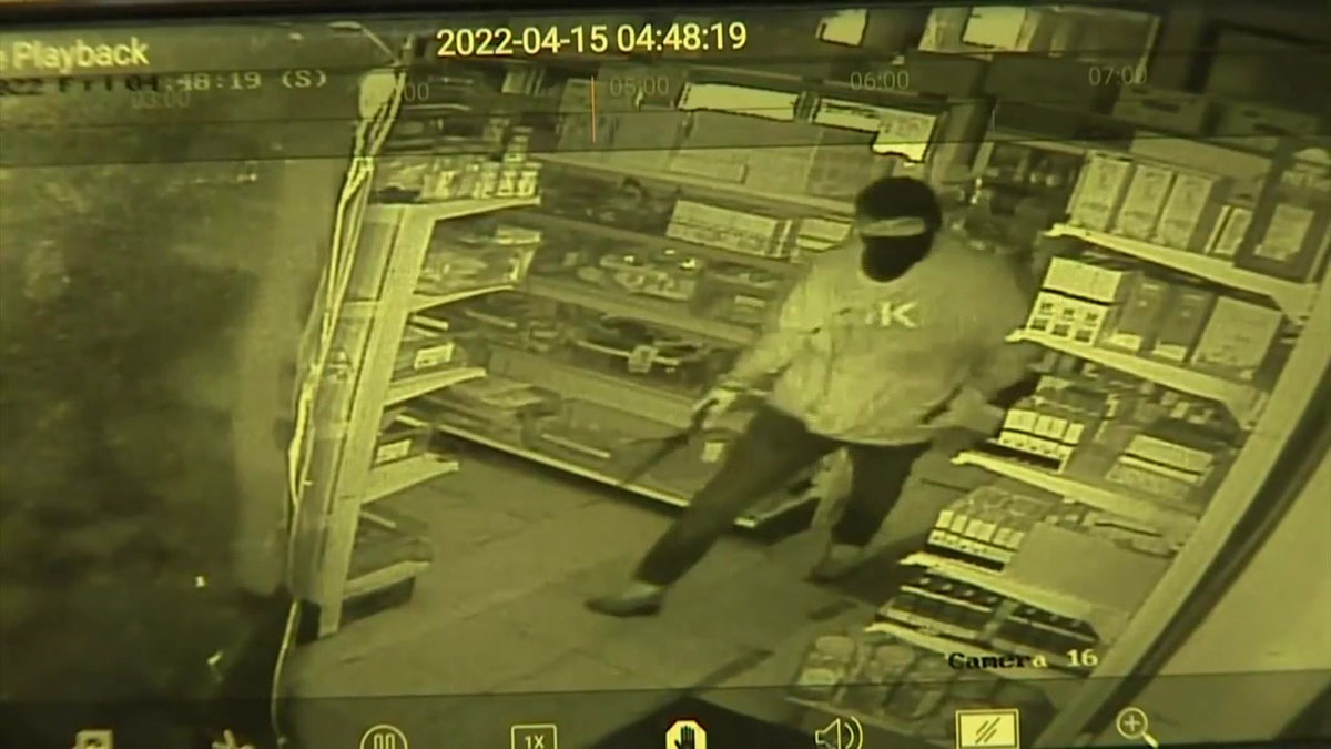 Brazen Burglar Caught On Camera Smashing His Way Inside A Somerville