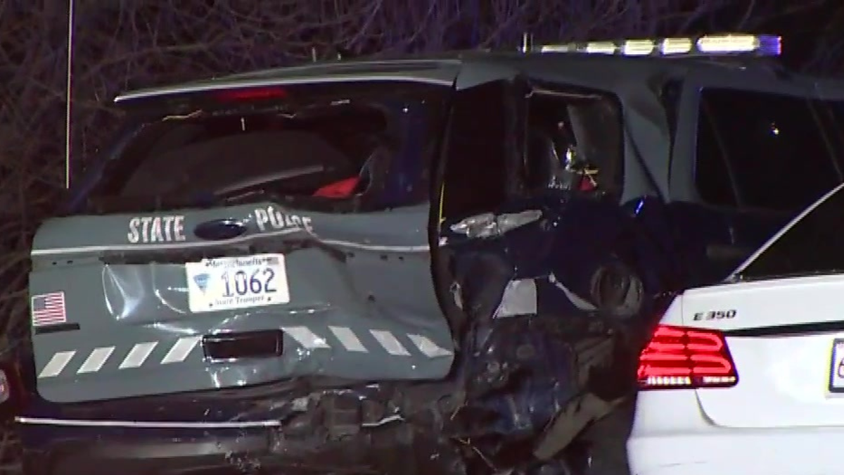 Man accused of rear-ending state police cruiser on I-95 in Sharon to be ...