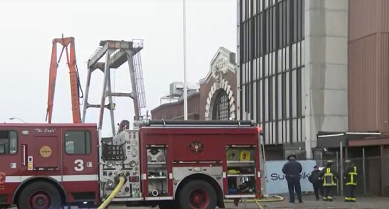Crews rescue construction worker trapped in South Boston floor collapse ...