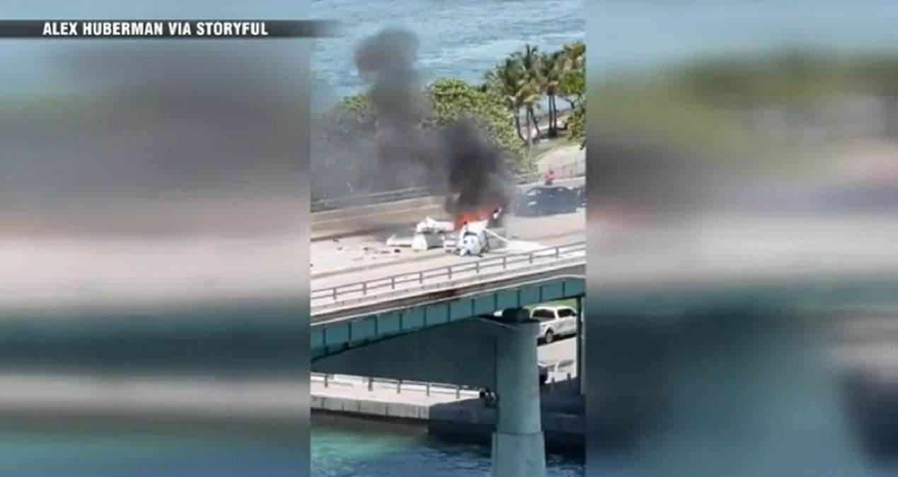 Florida bridge plane crash killed 1 on board, police say - Boston News ...