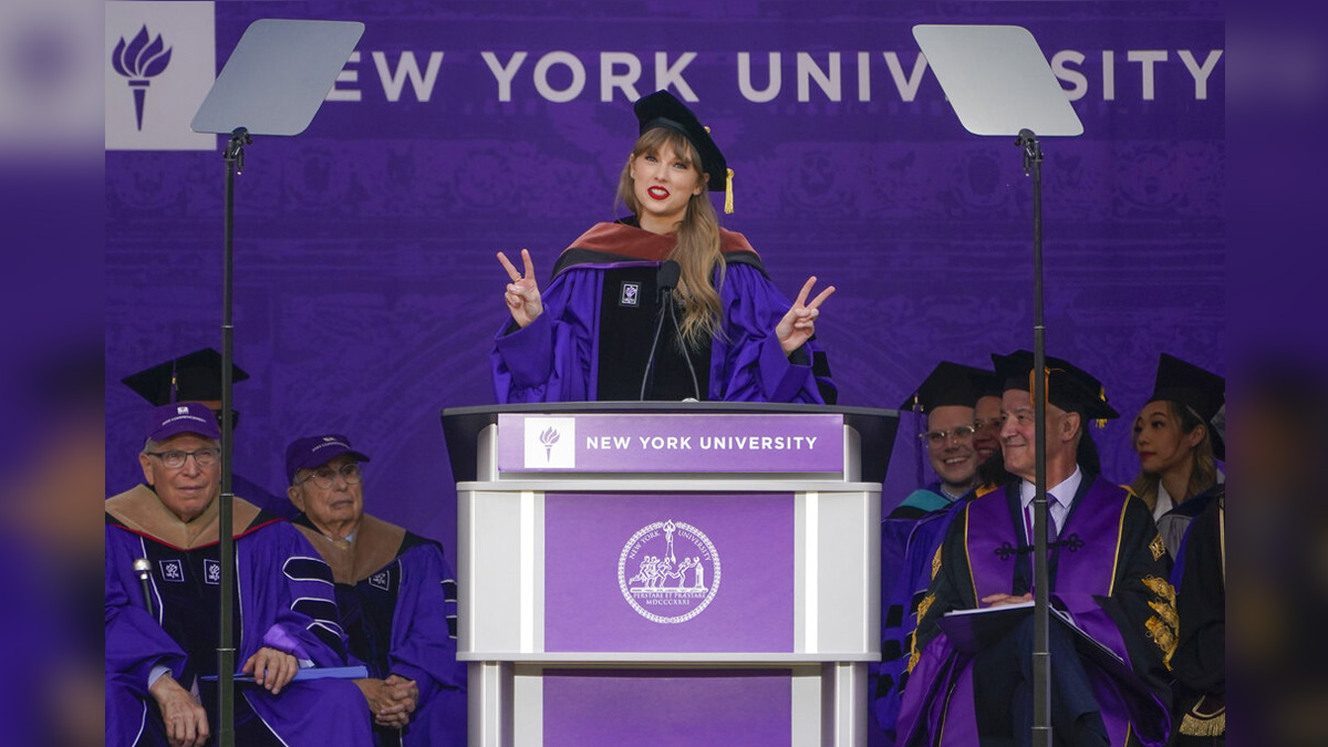 Taylor Swift gets honorary degree from New York University - Boston ...
