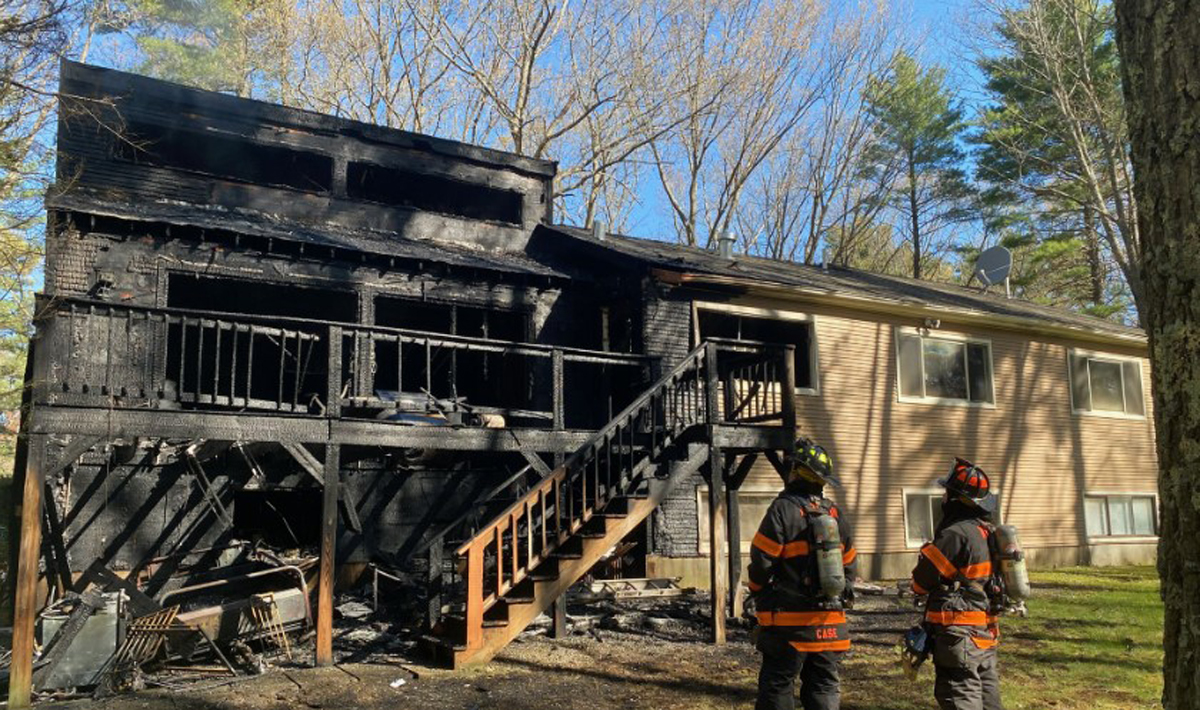 Retired firefighter helps sleeping couple escape blaze that scorched ...
