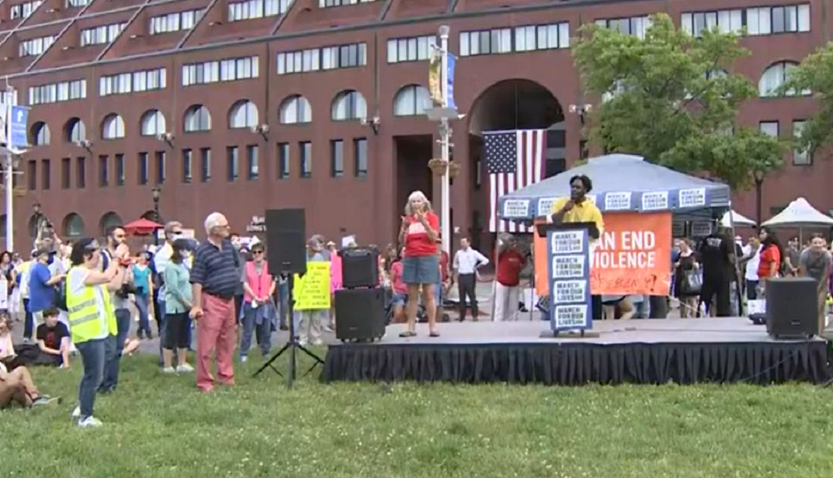 Demonstrators demand gun control in Boston March For Our Lives rally ...
