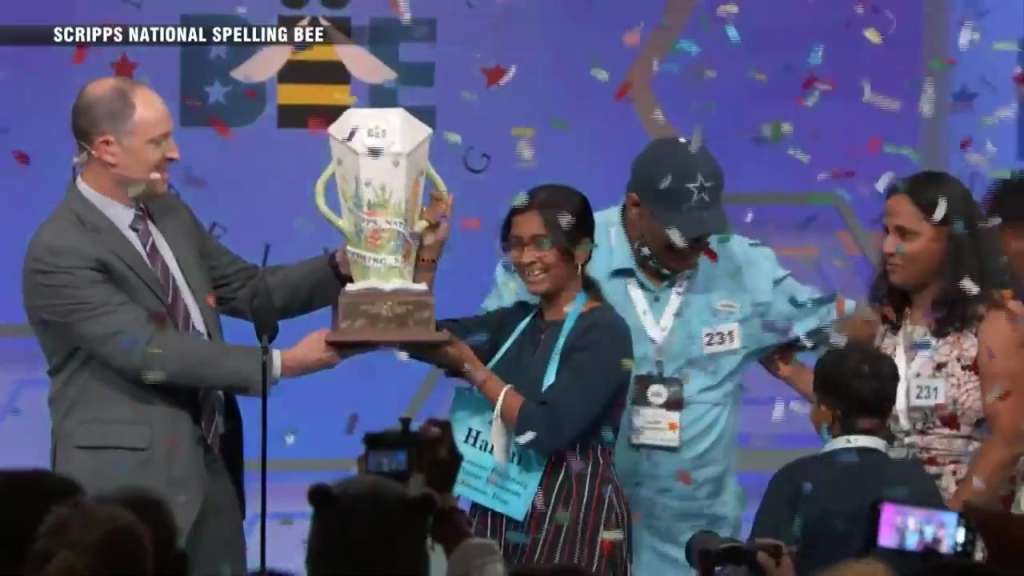 Harini Logan wins Scripps National Spelling Bee after inaugural ...