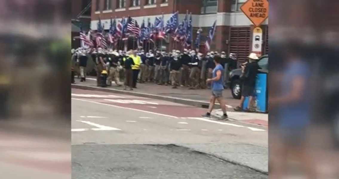 ‘Cowardly as it is disgusting’: Officials condemn hate group marching ...