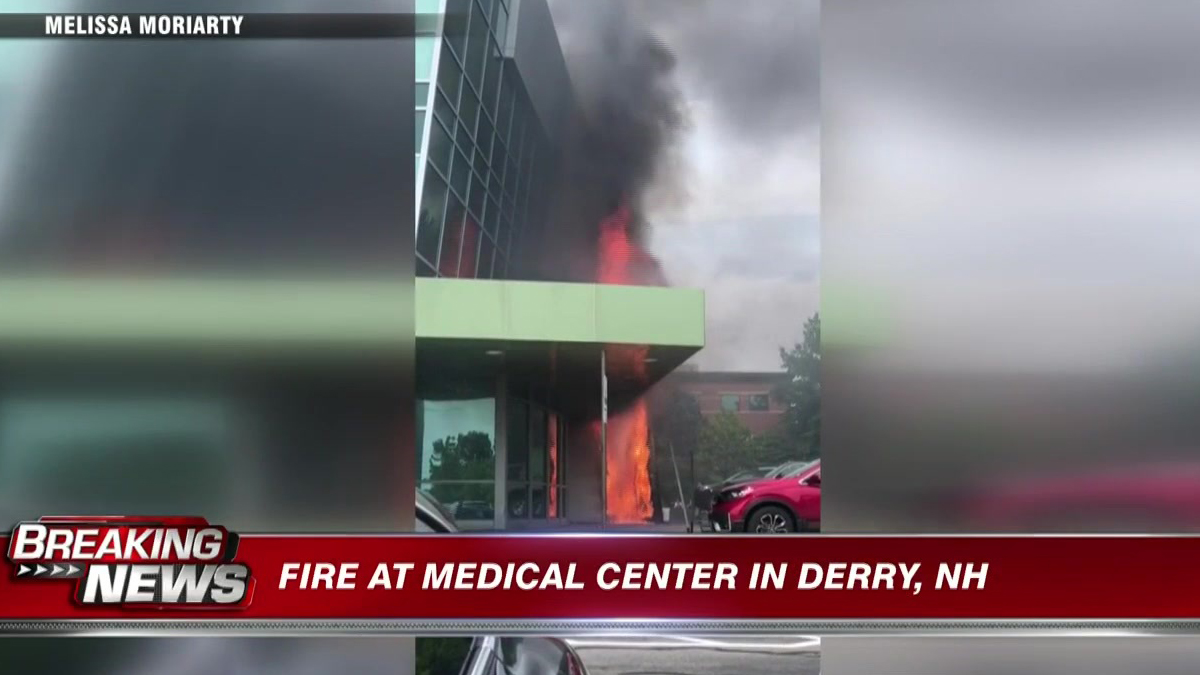 Fire breaks out in front of New Hampshire medical center - Boston News ...