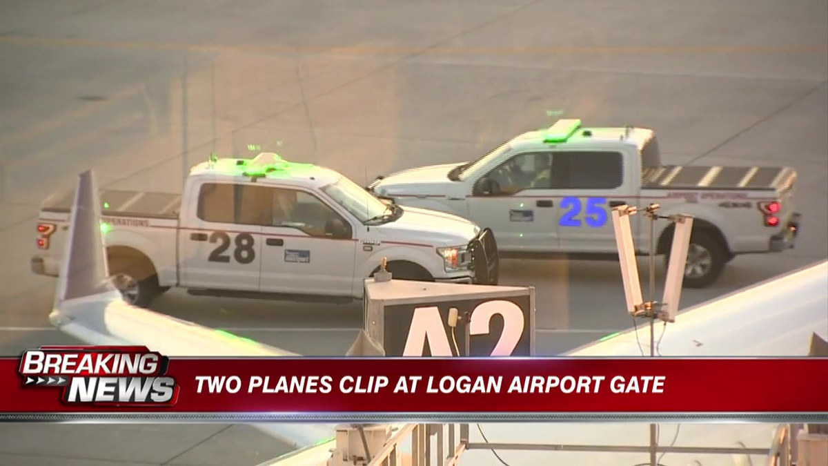 Delta plane clipped at gate by another aircraft at Logan - Boston News ...