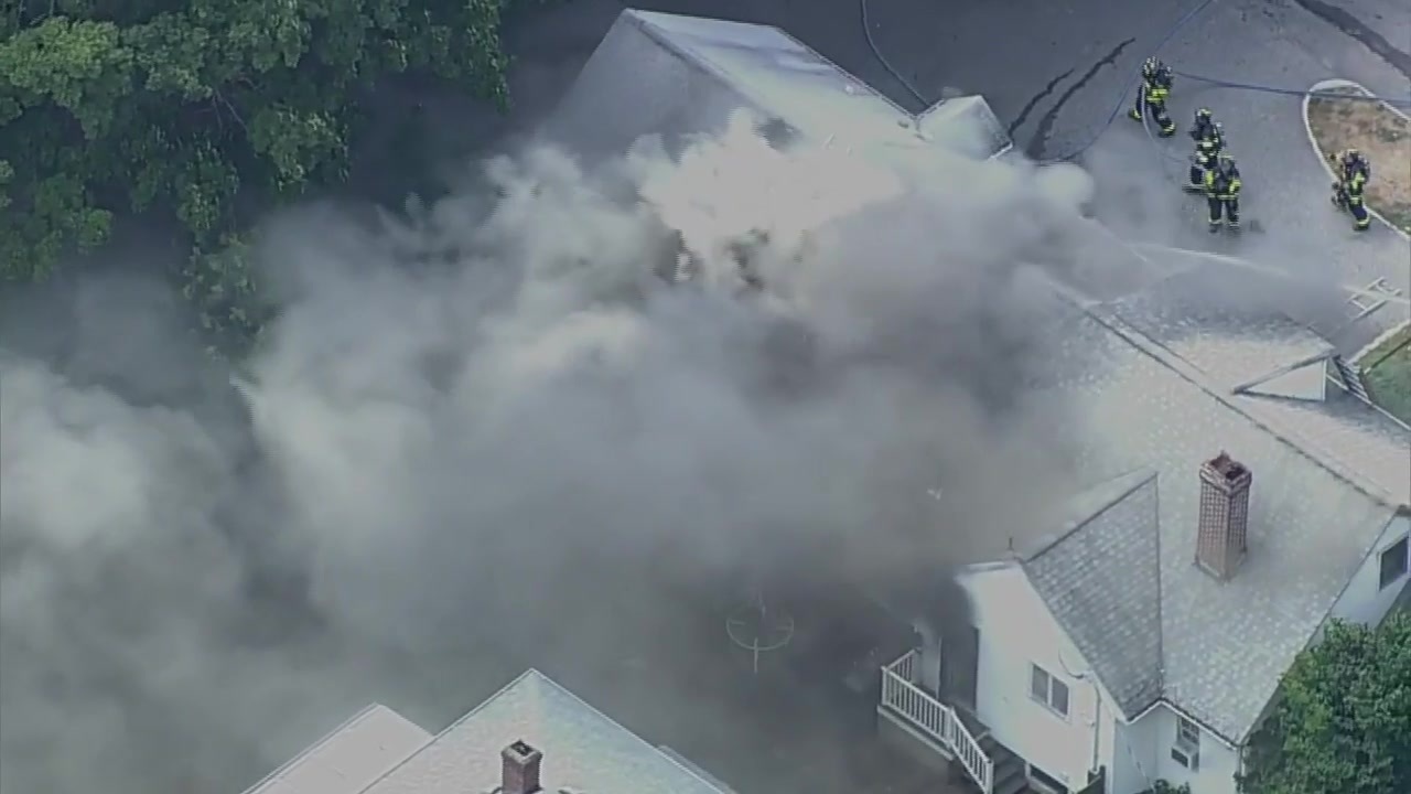 Firefighters extinguish 4-alarm house fire in Wakefield - Boston News ...