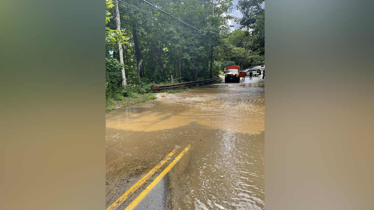 Wellesley road closed after water main break - Boston News, Weather ...