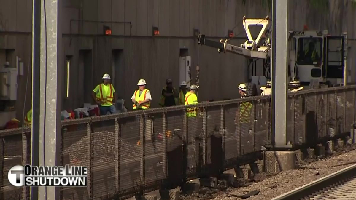 Orange Line track work nearly halfway done, MBTA says - Boston News ...