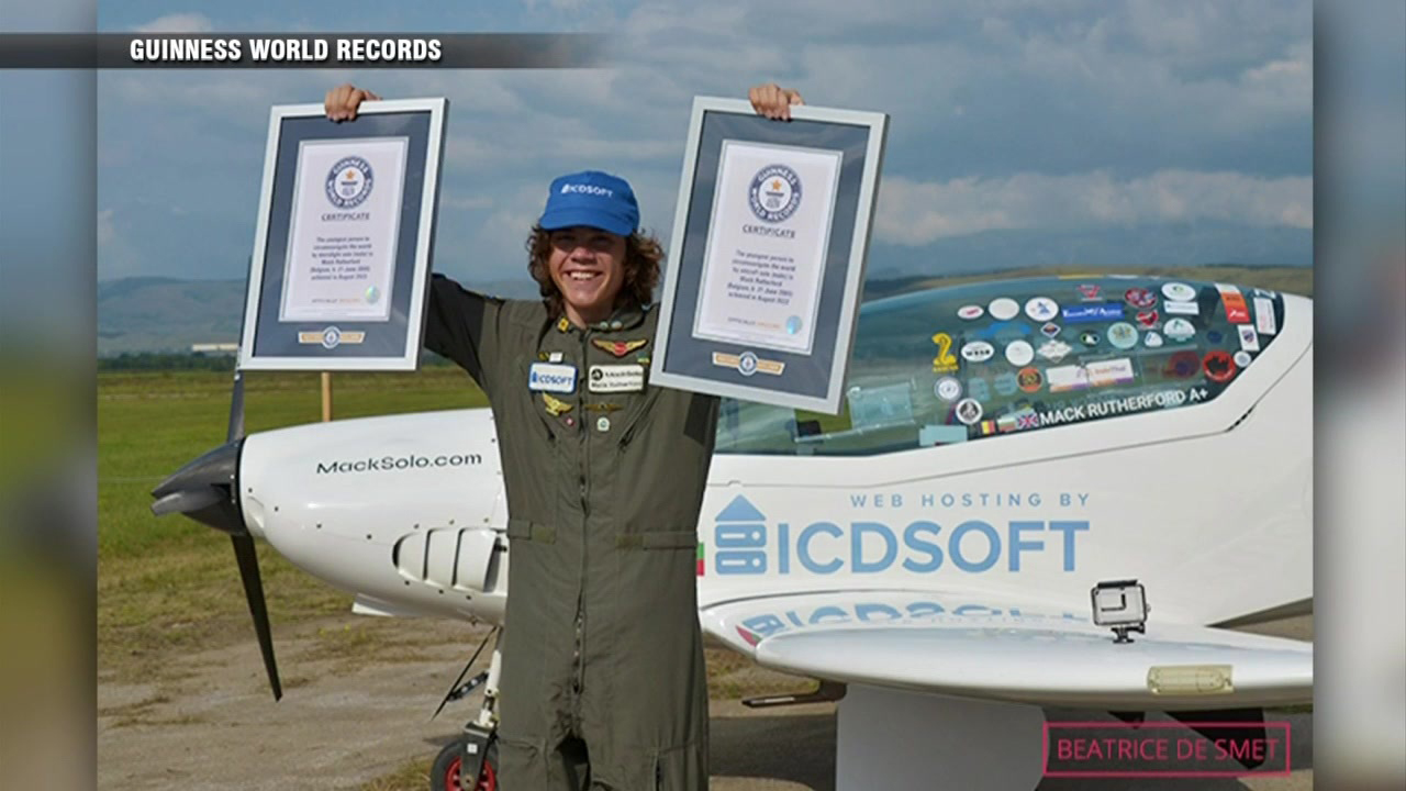 Teenage pilot becomes youngest person to fly solo around the globe ...