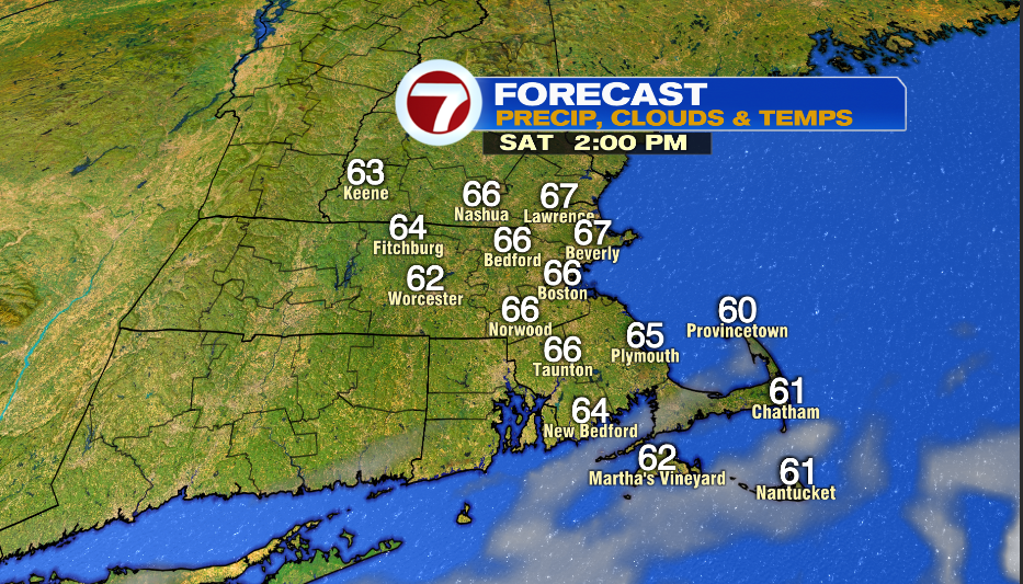 Sunshine Saturday, Wet Weather Moves In Sunday - Boston News, Weather ...