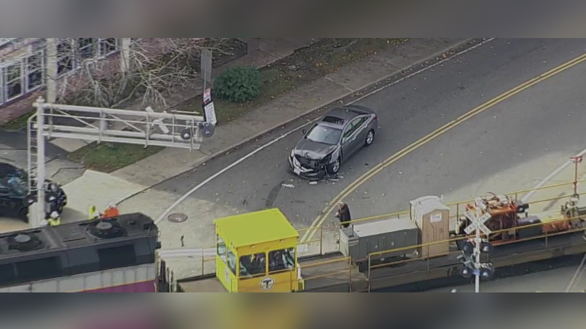Train and car collide in Stoughton - Boston News, Weather, Sports ...