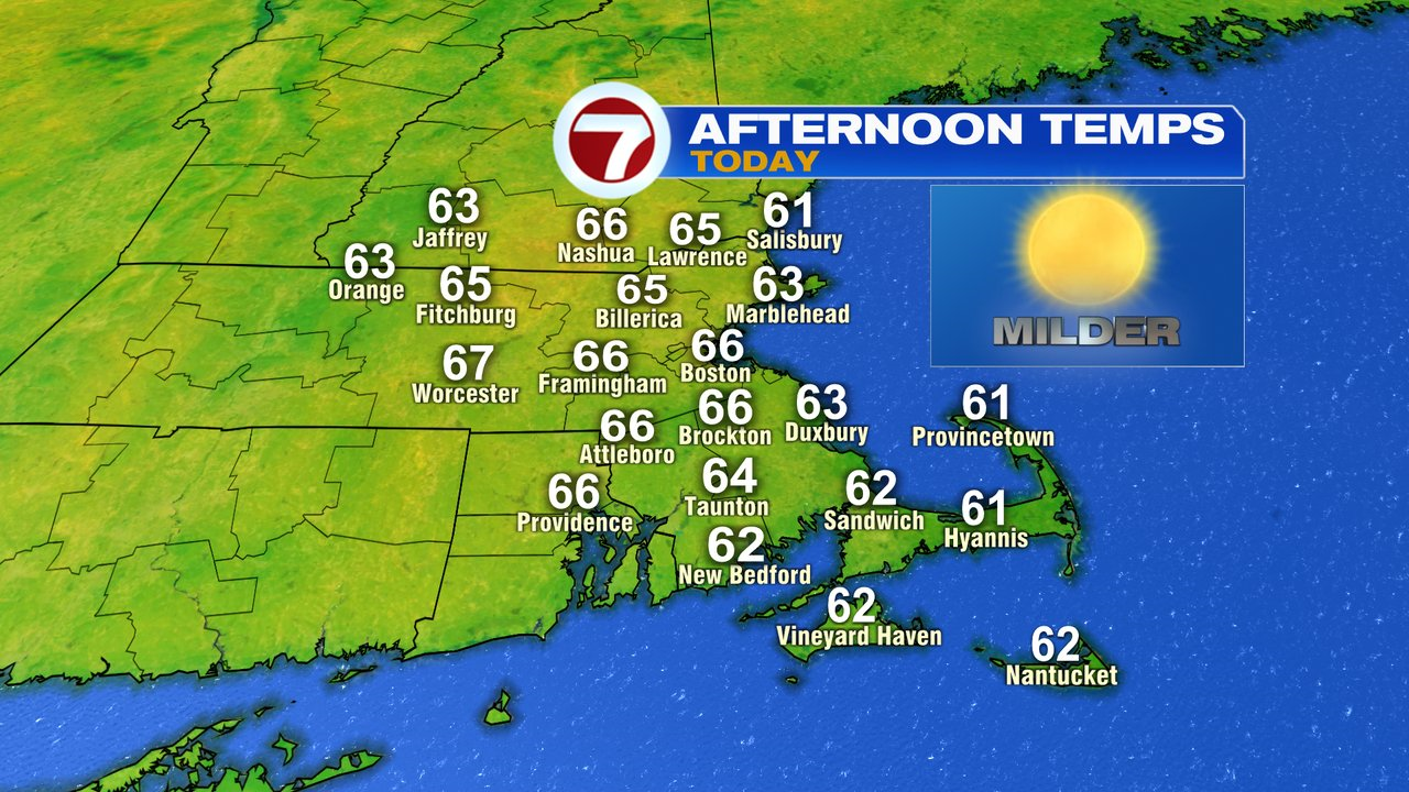 Mild weather returns, some rain as well - Boston News, Weather, Sports ...