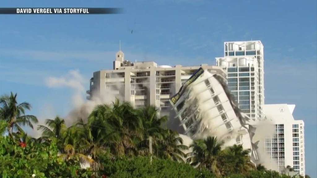 Miami Beach hotel that hosted JFK, Beatles imploded – Boston News ...