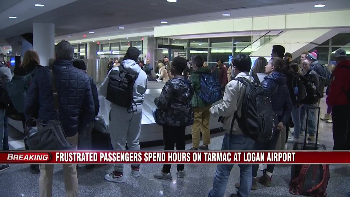 Frustrated passengers spend hours on tarmac at Logan Airport - Boston ...