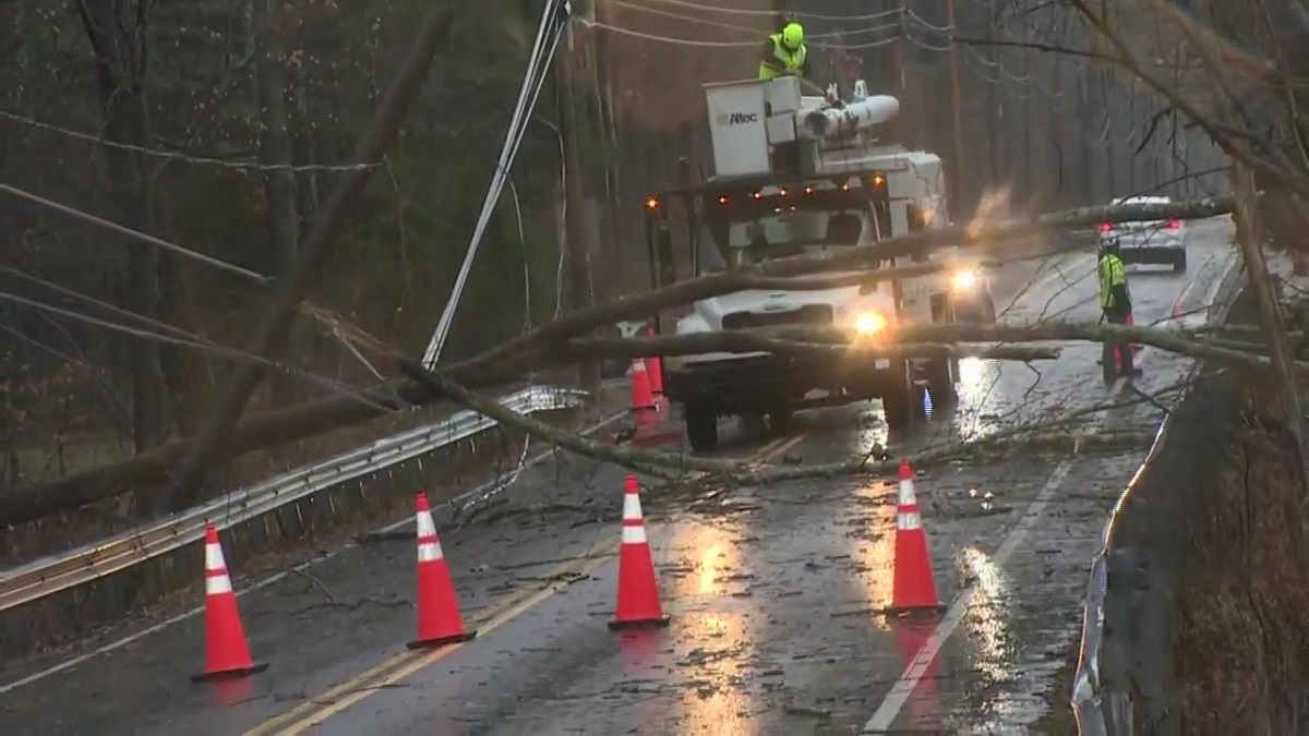 Major storm downs trees, power lines across Massachusetts - Boston News ...