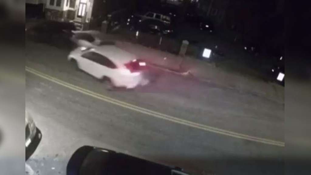 Watch Chain Reaction Crash In East Boston Caught On Camera Boston