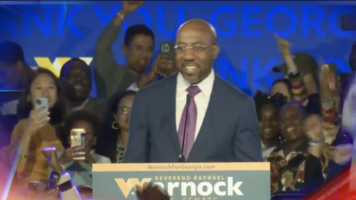 Democratic Sen. Warnock wins Georgia runoff against Walker - Boston News, Weather, Sports | WHDH ...