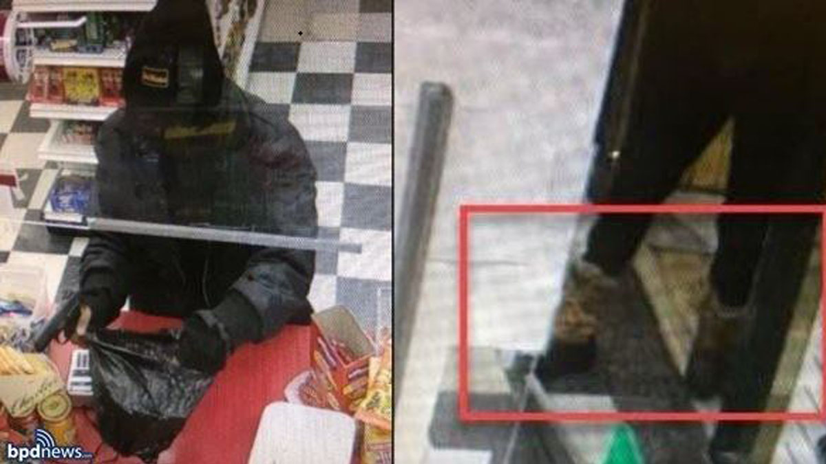 Boston Police searching for suspect connected to armed robbery in ...
