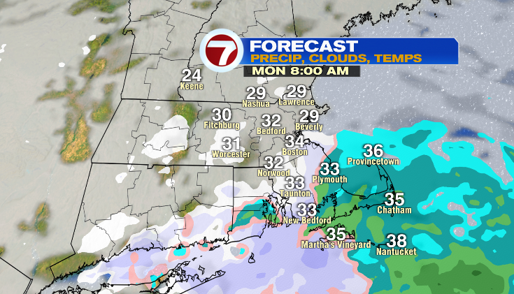 Some rain & snow possible early Monday - Boston News, Weather, Sports ...