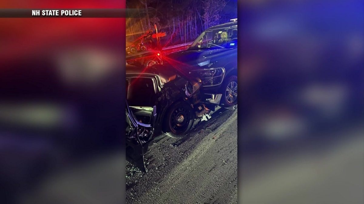 Police: NH State Trooper, passenger injured after drunk driver crashes ... Police: NH State Trooper, passenger injured after drunk driver crashes ...