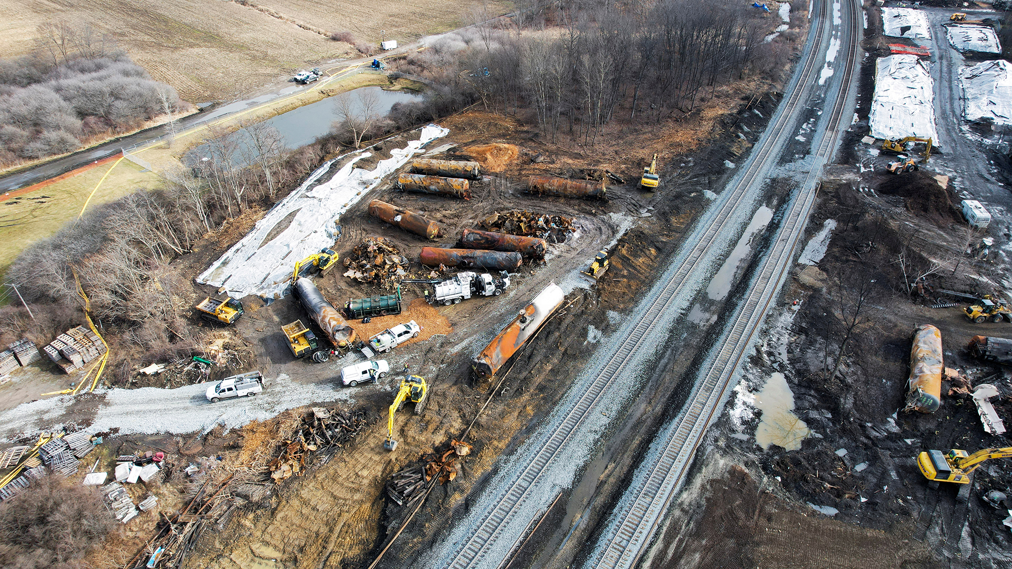 Toxic waste from the Ohio train disaster heads to 2 more cities as the ...