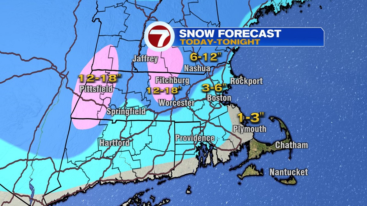 Rain, snow arrive in Mass. as daylong nor’easter moves through region ...