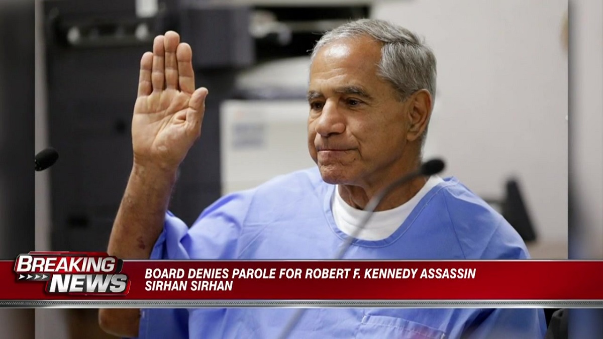 Sirhan Sirhan, RFK’s assassin, has been denied parole by board - Boston ... Sirhan Sirhan, RFK’s assassin, has been denied parole by board - Boston ...
