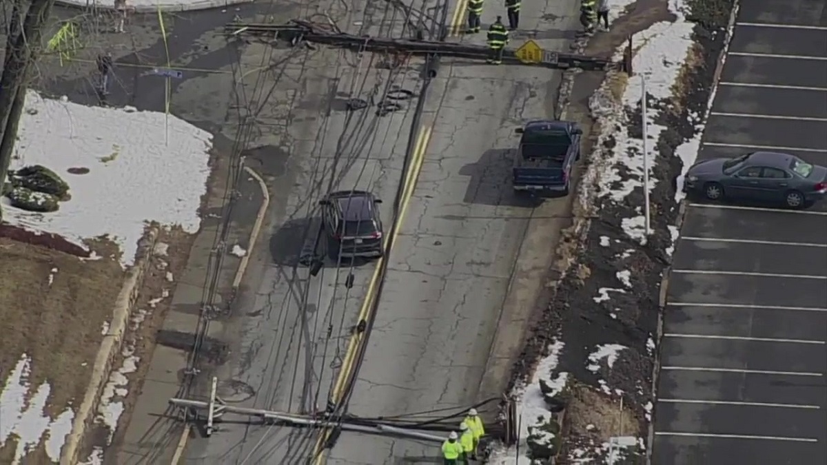 Road remains closed, residents without power after crash takes down ...
