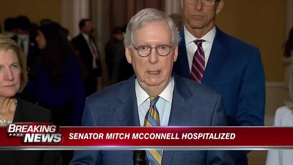 Senate GOP leader Mitch McConnell hospitalized after fall - Boston News ...