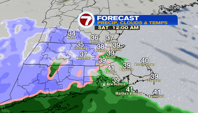 Snow showers overnight, Nor’easter next week - Boston News, Weather ...