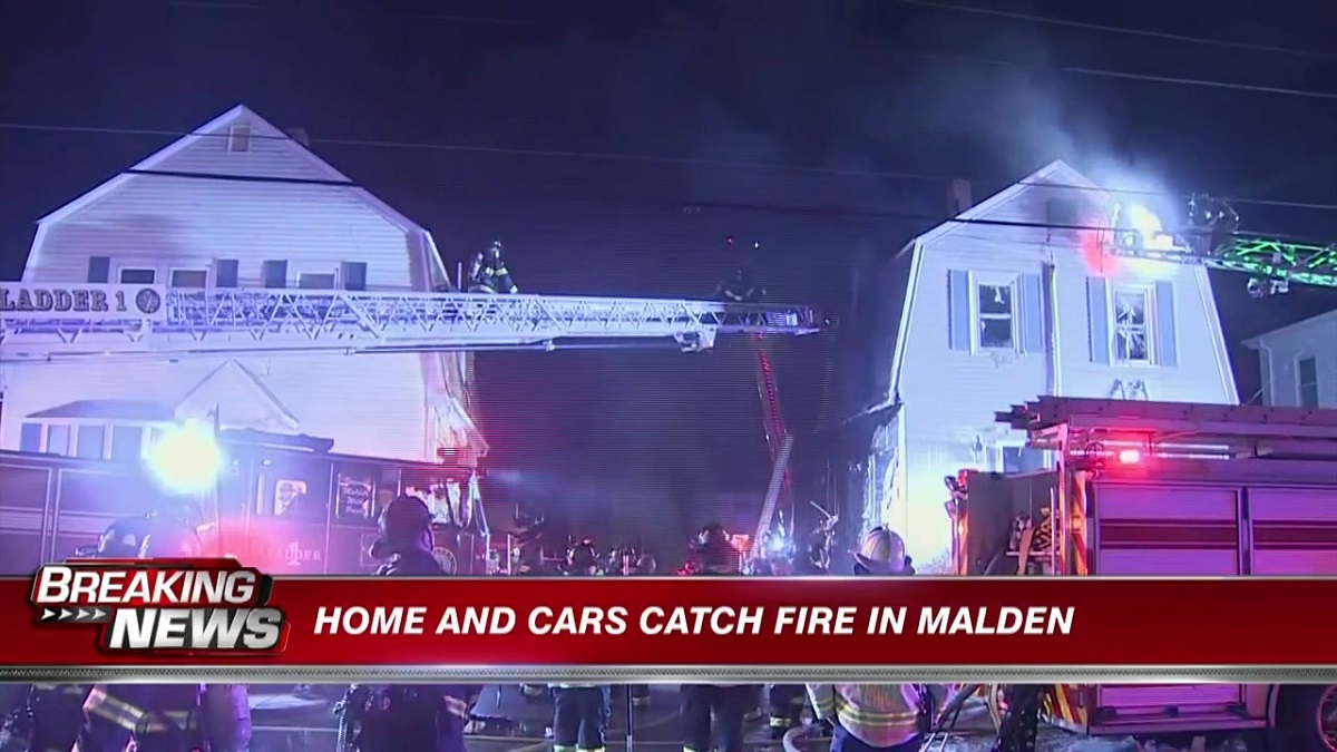 Homes, cars catch fire in Malden - Boston News, Weather, Sports | WHDH ...