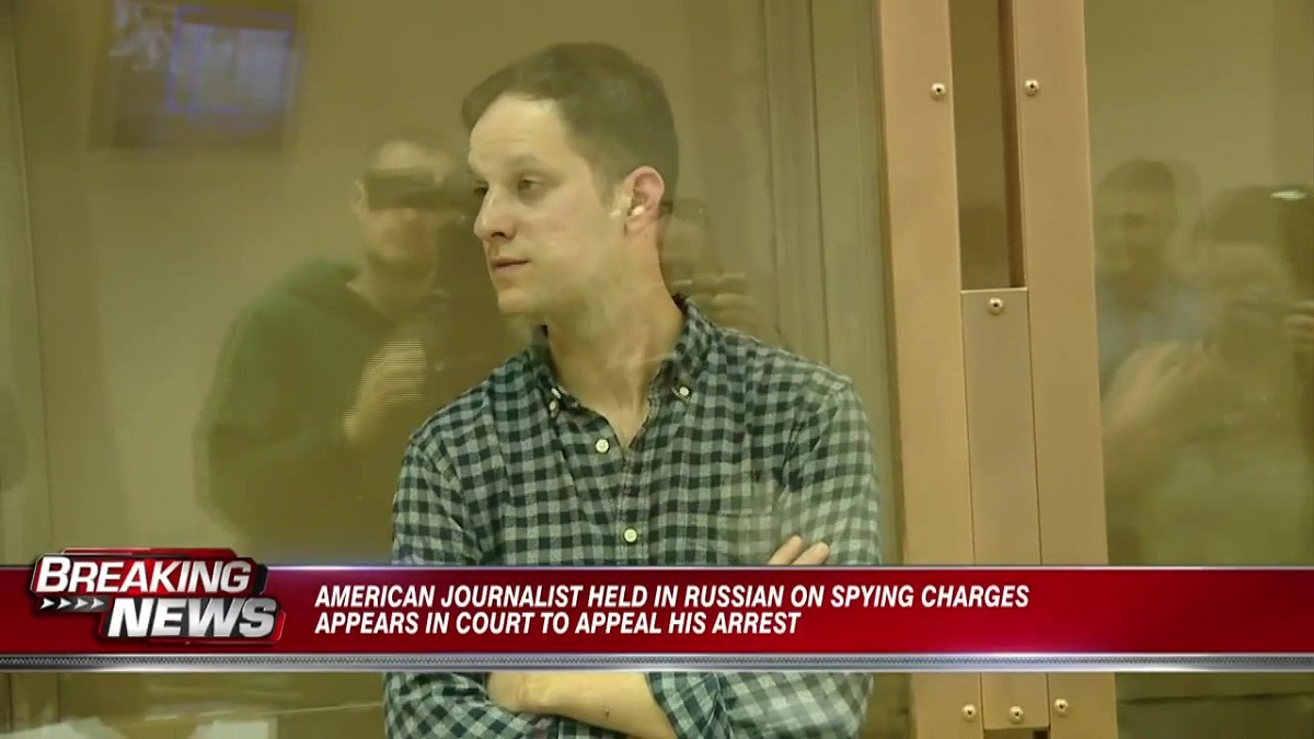 Jailed US reporter in Russian court to appeal detention - Boston News ...