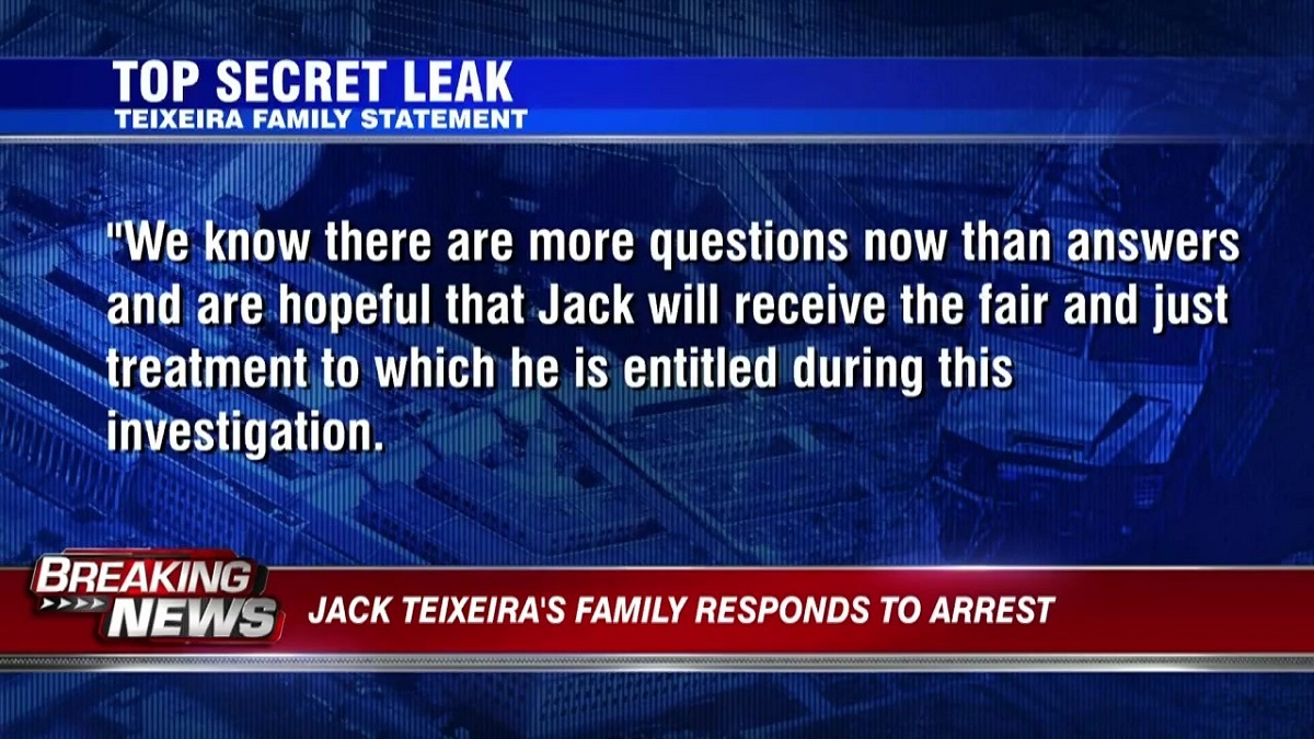 Family of Massachusetts Air National guardsman accused in leak case ... Family of Massachusetts Air National guardsman accused in leak case ...