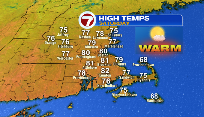 Warm again, cooling down into tomorrow - Boston News, Weather, Sports ...