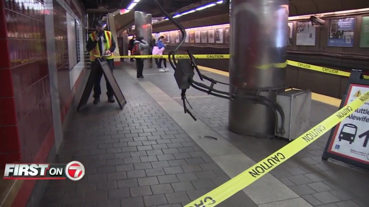 MBTA determines what caused equipment to fall at Harvard station ...