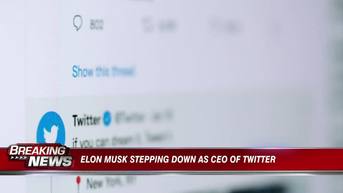 Elon Musk stepping down as CEO of Twitter - Boston News, Weather ...