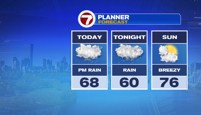 Rain today, “pick of the weekend” tomorrow - Boston News, Weather ...