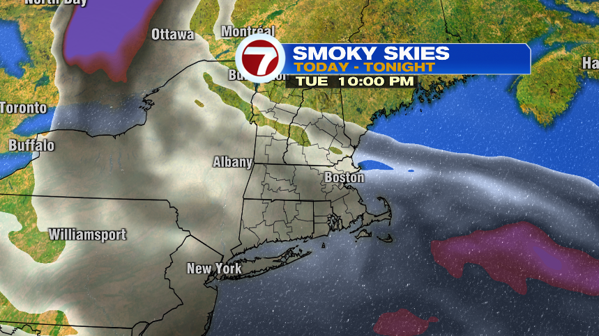 More Unsettled Weather, Less Smoke - Boston News, Weather, Sports ...